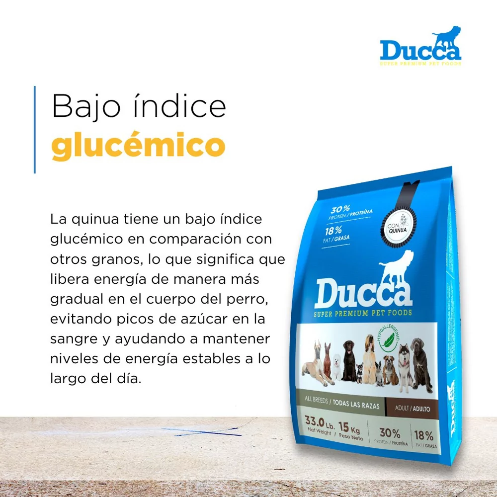 Ducca Adulto Super Premium 15Kg | Alimento de Alta Calidad | Patmo Pet