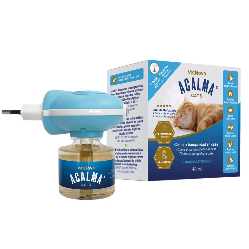 Acalma Difusor Ambiental con Feromonas para gatos 48ml
